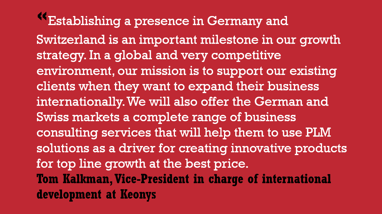Keonys continues its international expansion
