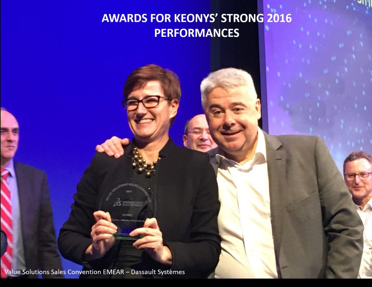 10 AWARDS FOR KEONYS’ 2016 PERFORMANCE - Actualités Keonys - Dassault ...